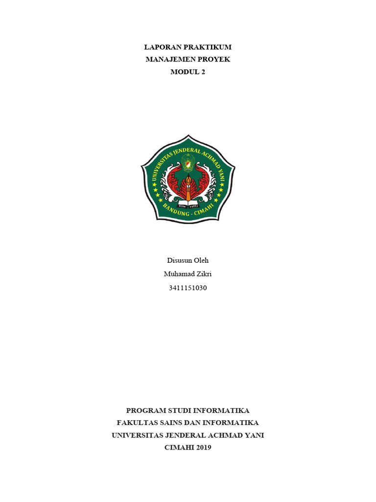 Laporan Praktikum Manajemen Proyek Pertemuan 2 | PDF | Bisnis