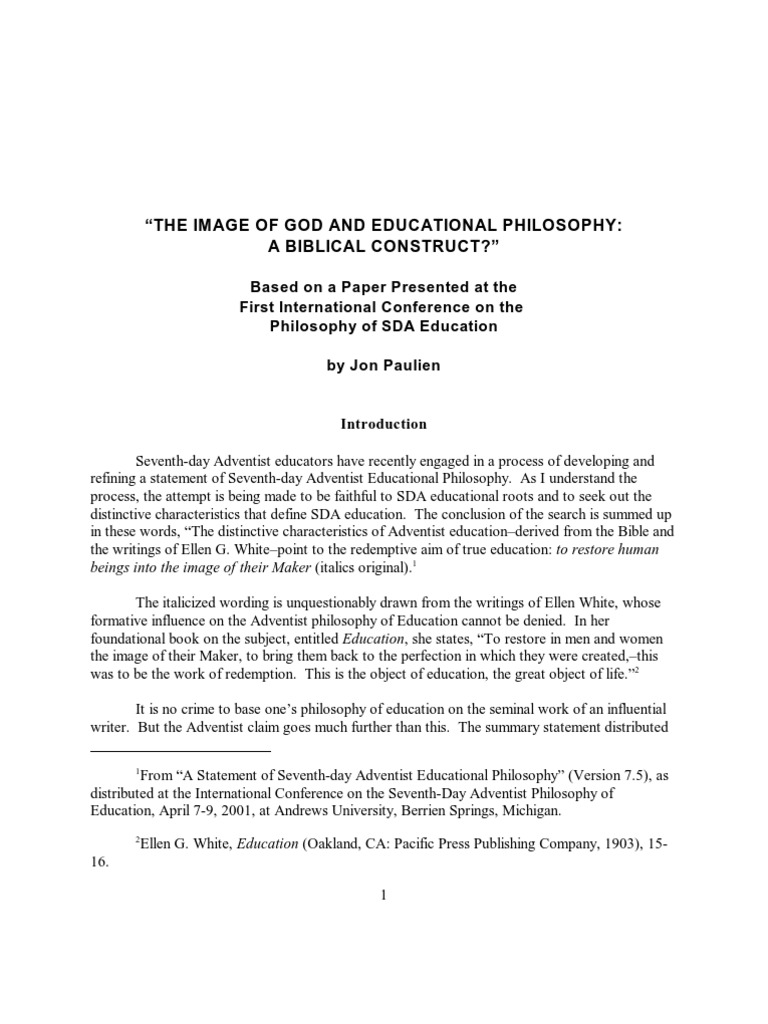 The Image of God | PDF | Adam And Eve | Genesis Creation Narrative