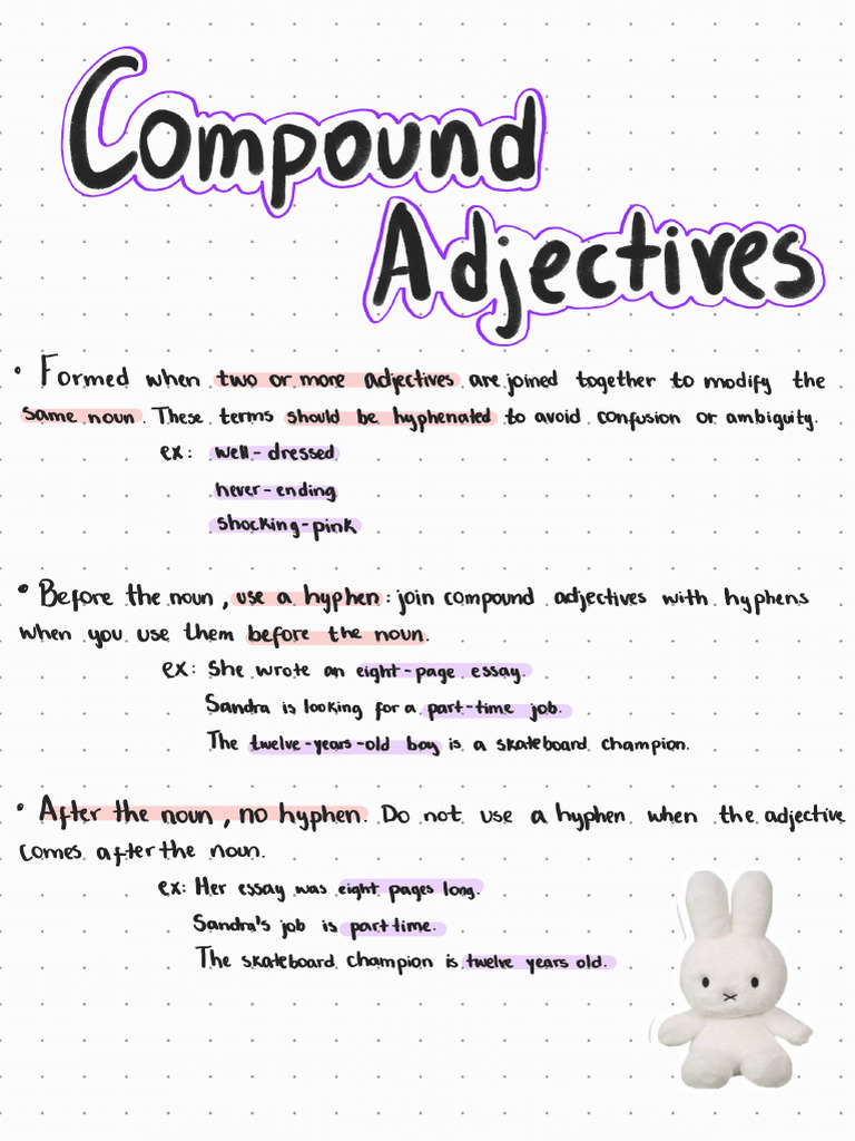 Compound Adjectives | PDF