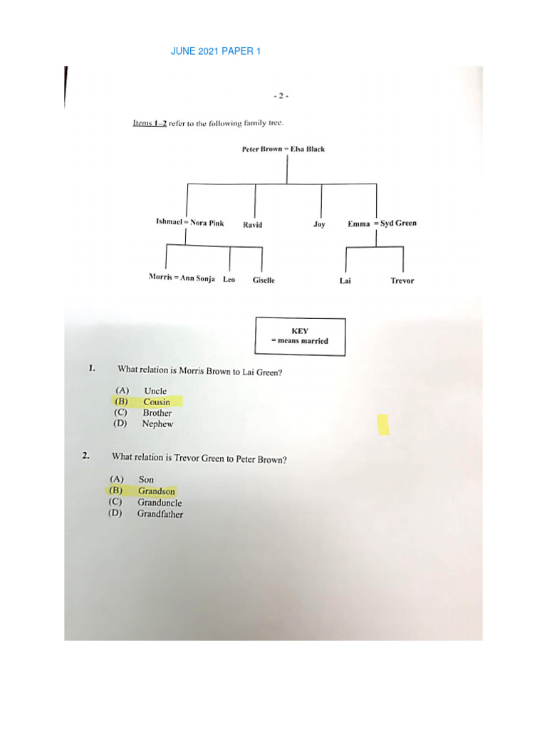 CSEC Social Studies June 2021 Answers | PDF | Cost Of Living | Human ...