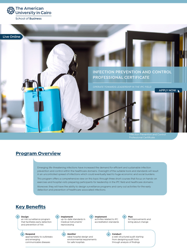 Infection Prevention and Control Professional Certificate - Brochure ...