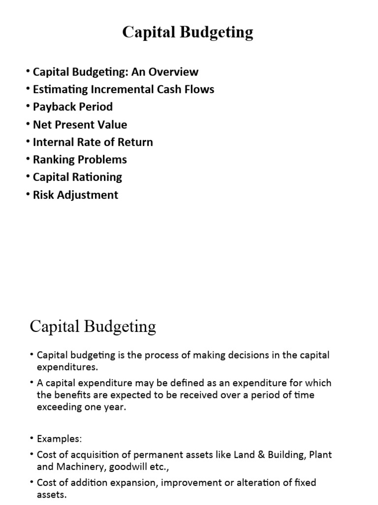 Cu Capital Budgeting | PDF | Capital Budgeting | Net Present Value
