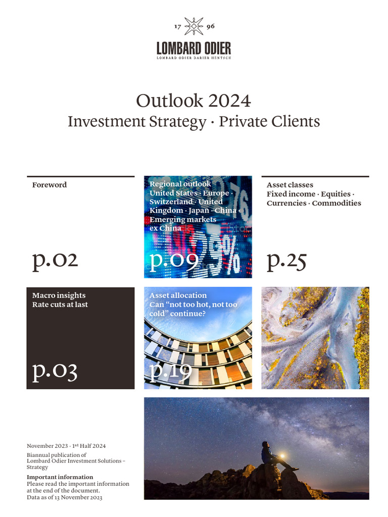 2024 Investment Strategy Outlook | PDF | Cost Of Living | Inflation