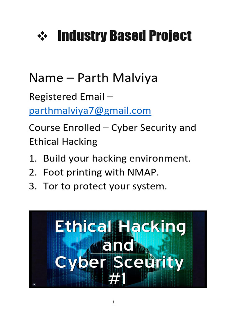 Industry Based Project | PDF