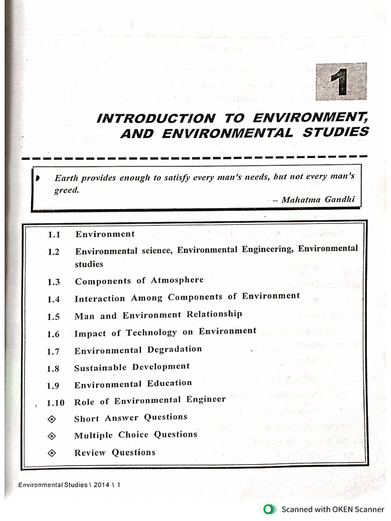 Introduction To Environmental Engineering | PDF