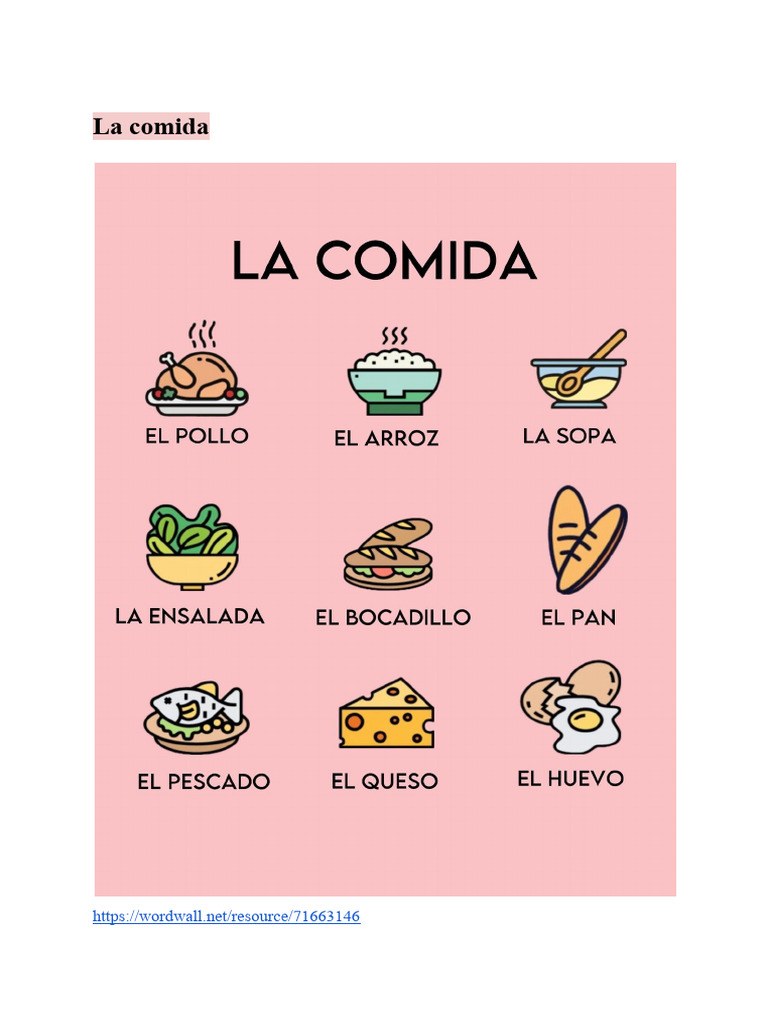 La Comida | PDF | ensalada | Cocina