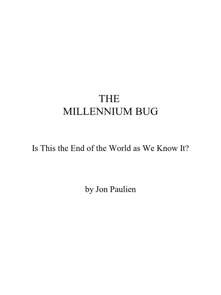 The Millennium Bug | PDF | Banks | Computing And Information Technology