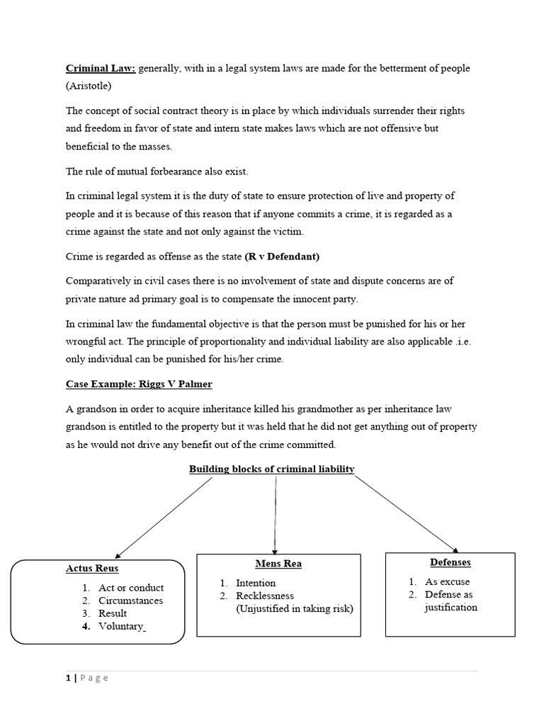 Actus Reus | Download Free PDF | Causation (Law) | Criminal Law