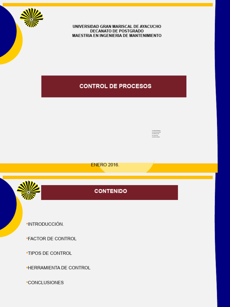 Control de Procesos | PDF | Business