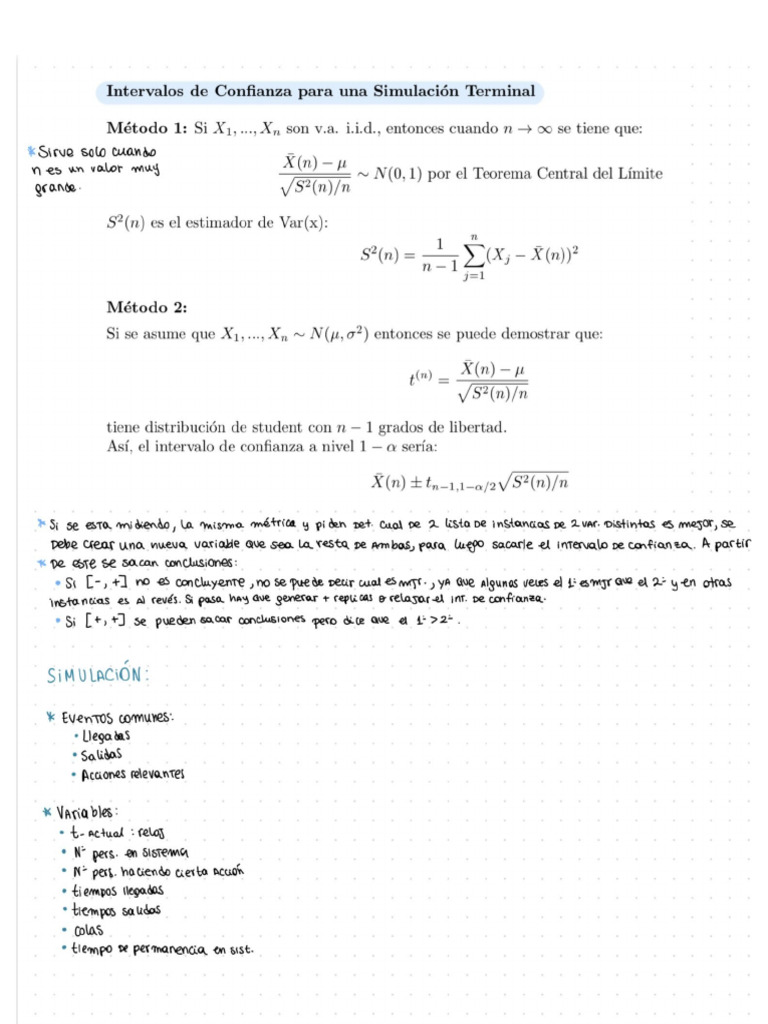 Resumen I1 Estocasticos | PDF
