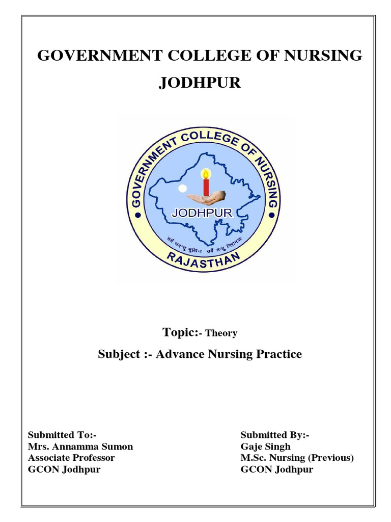 Nursing Theory | PDF | Theory | Nursing