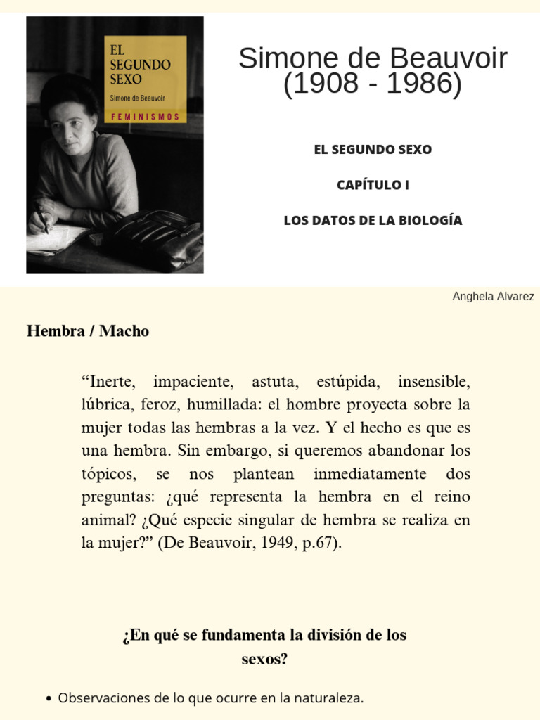 Simone | PDF | Hembra | Sexo