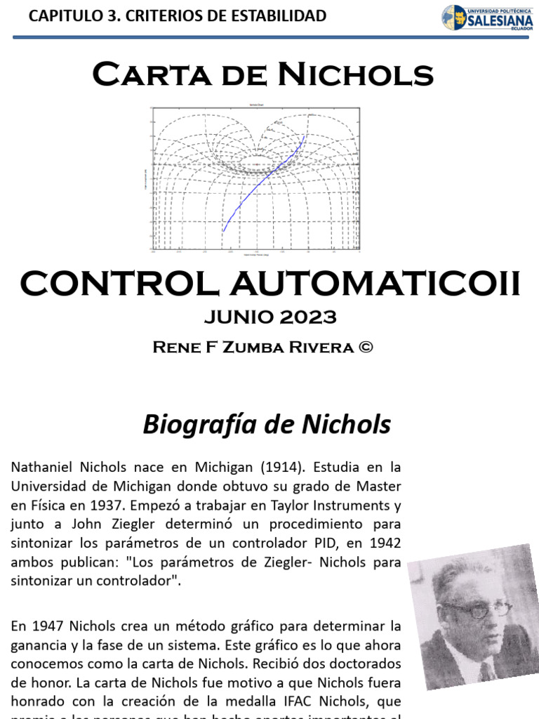Carta de Nichols | PDF