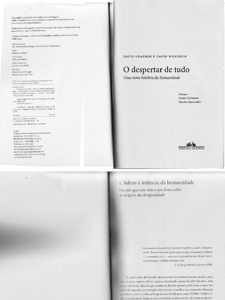 GRAEBER e WENGROW - o Despertar de Tudo | PDF