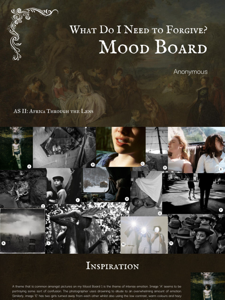 Emotion-Focused Photography Mood Board | PDF | Composition (Visual Arts ...