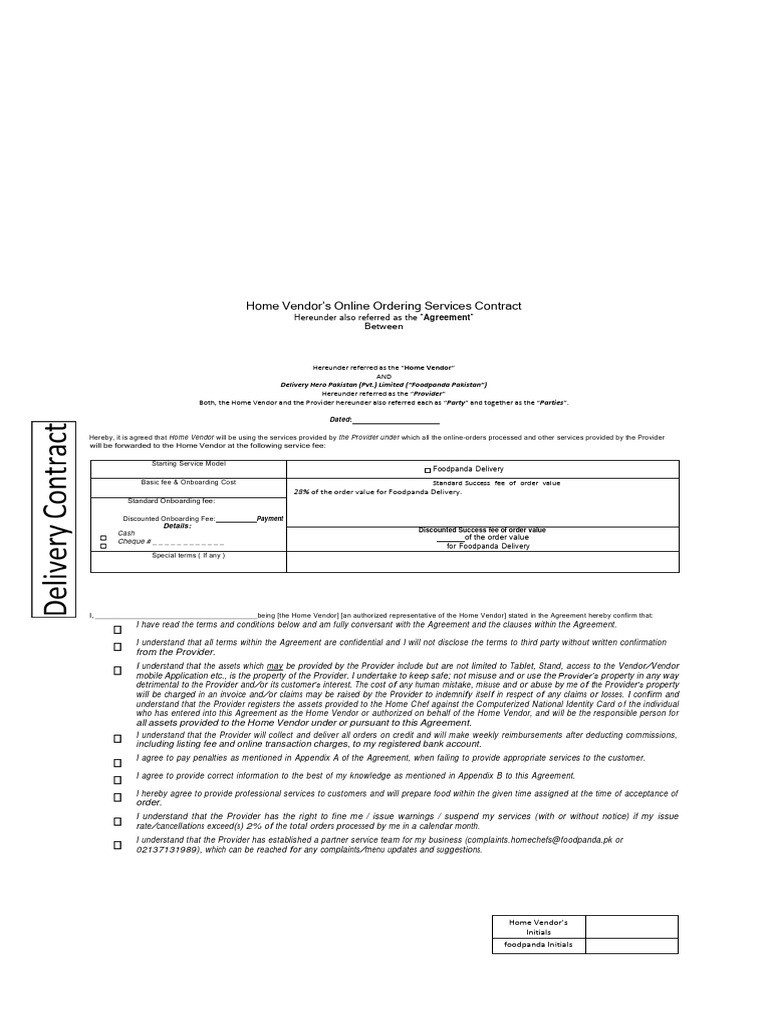 Home Chef Agreement V8 1 | PDF | Indemnity | Business