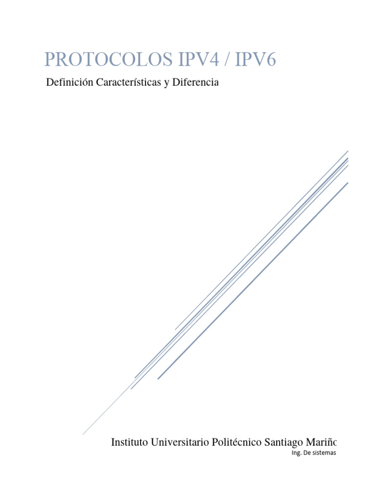 Desarrollo | PDF | Yo Pv6 | Protocolos de internet
