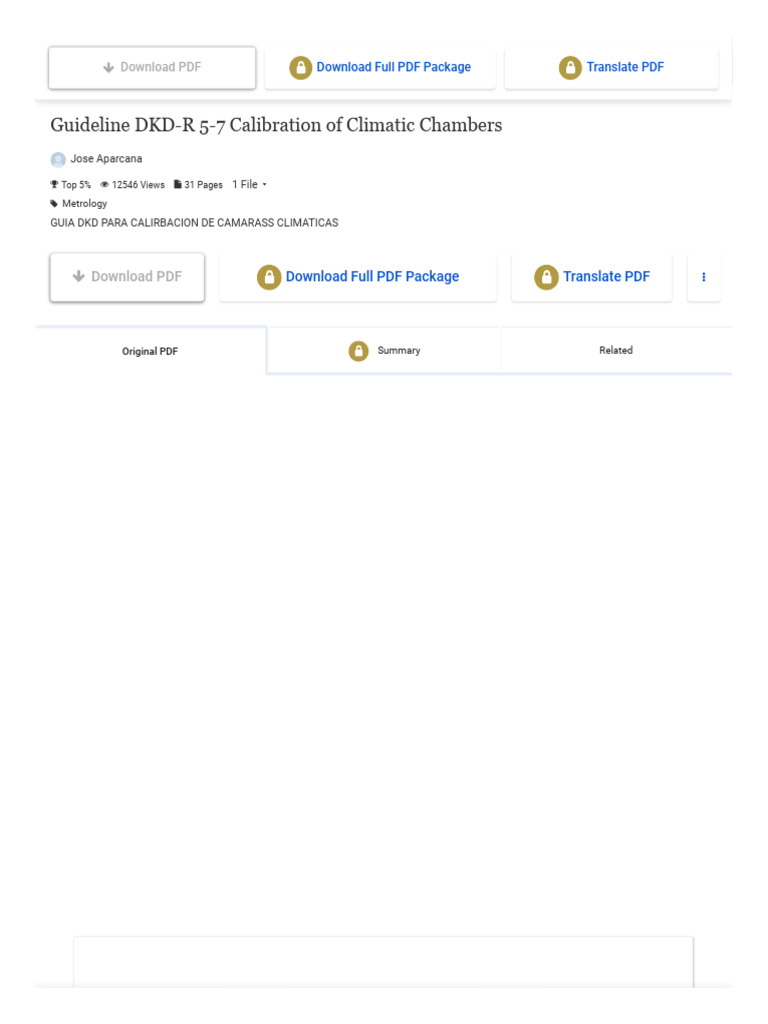 Guideline DKD-R 5-7 Calibration of Climatic Chambers - Jose Aparcana ...