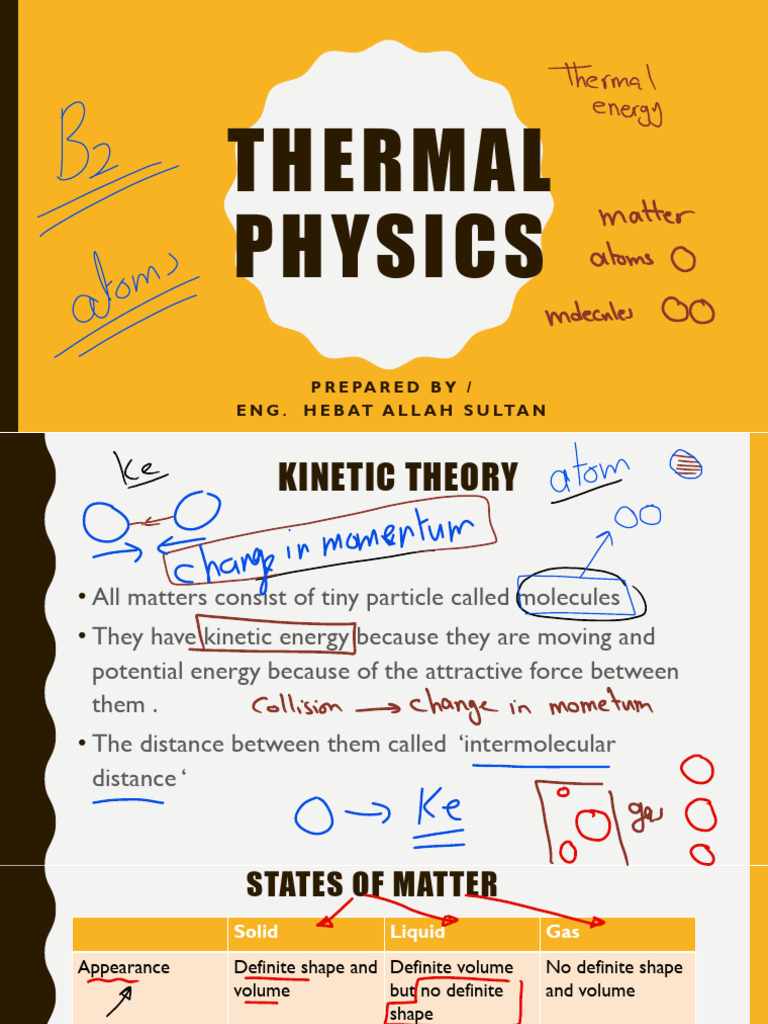 Thermal Physics | PDF | Liquids | Gases