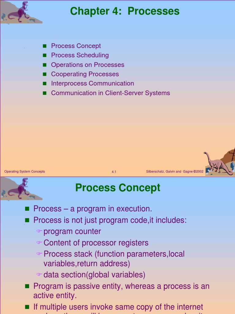 Chapter 4: Processes | PDF | Process (Computing) | Scheduling (Computing)