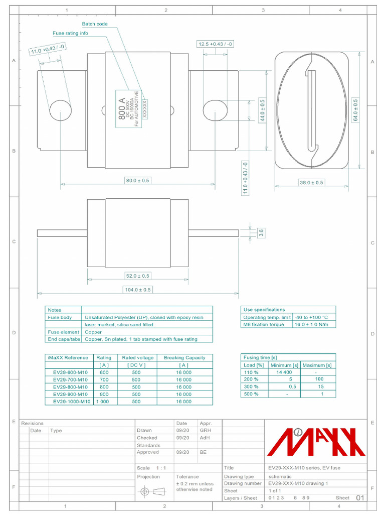 EV29 M10 Drawing | PDF
