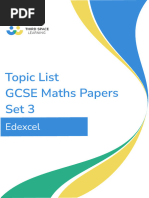 Key Topics Edexcel Higher Paper 3 | PDF | Qualifications | Student ...
