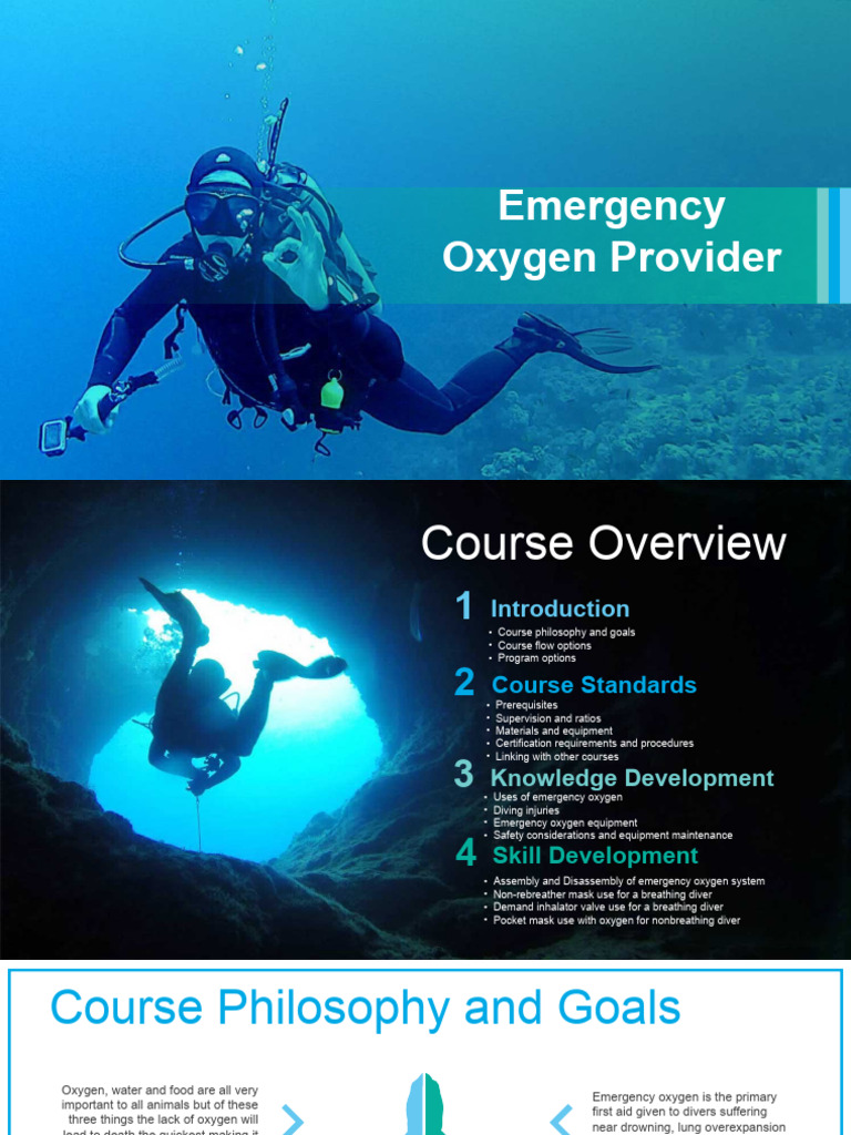 Emergency Oxygen Provider Course Overview | PDF | Scuba Diving ...