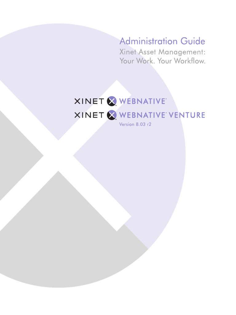 WebNative Venture 8.03r2 Admin Guide | PDF | Installation (Computer ...