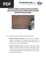 Method Statement For Aluminum Cladding Installation | PDF | Personal ...