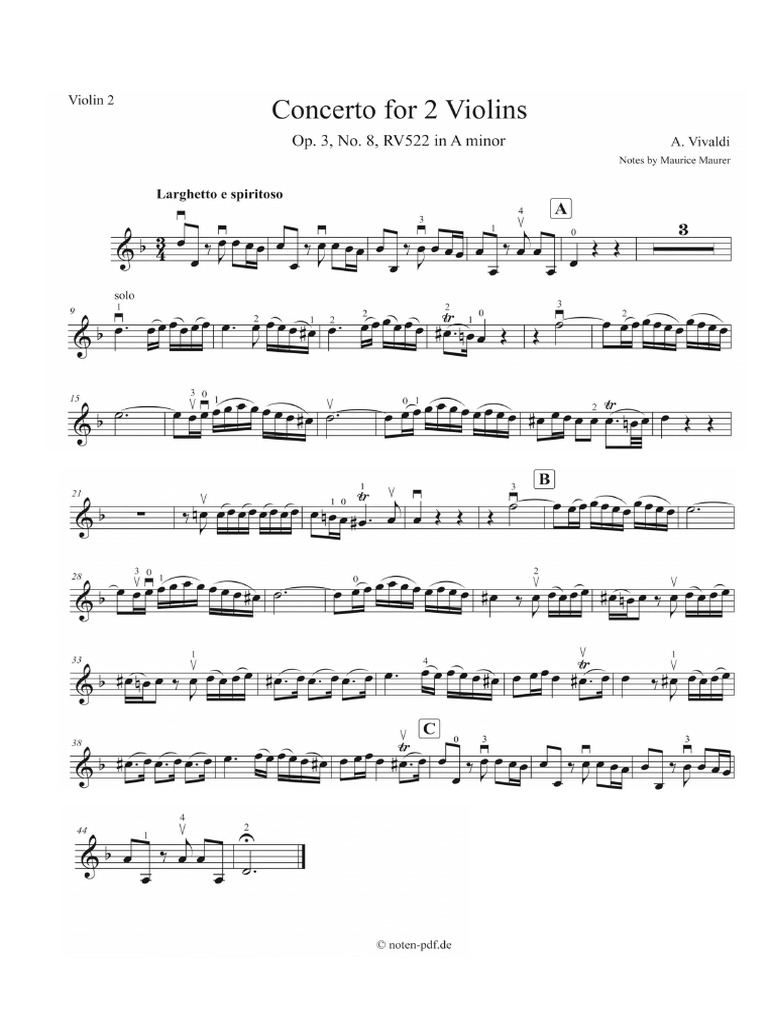 RV522 Mov 2 violin 2 | PDF