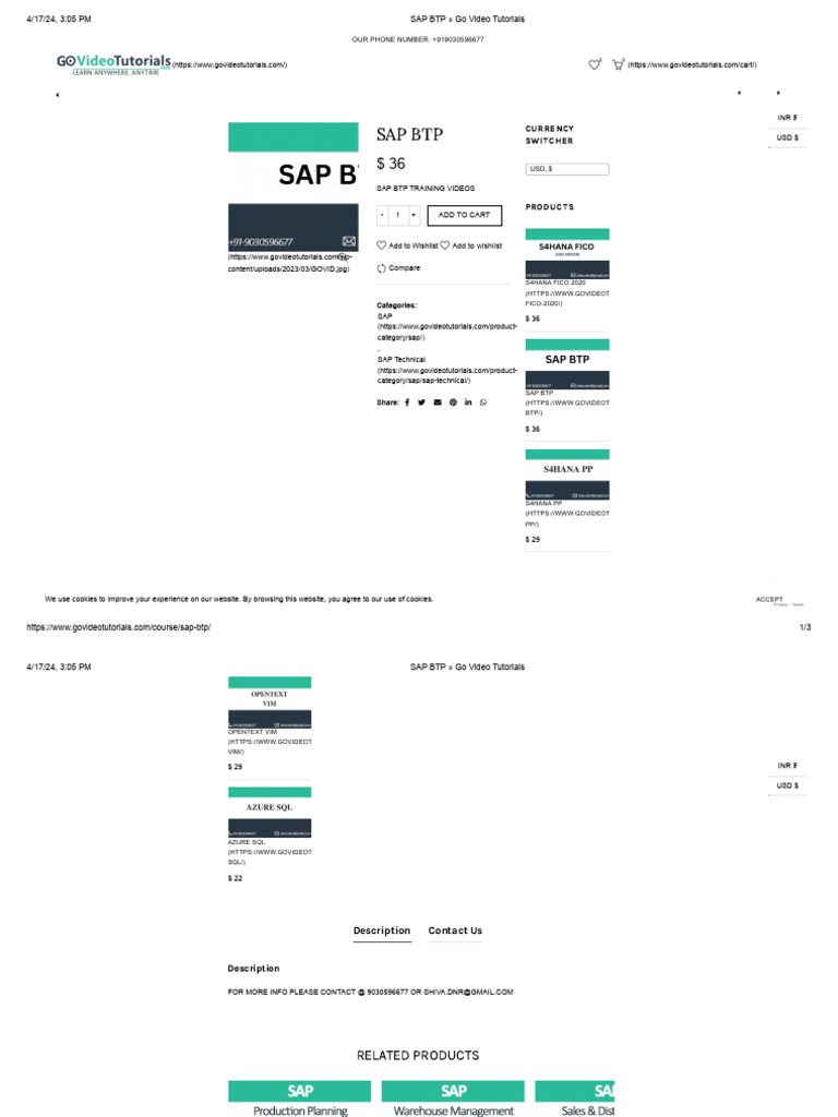 SAP BTP Go Video Tutorials | PDF