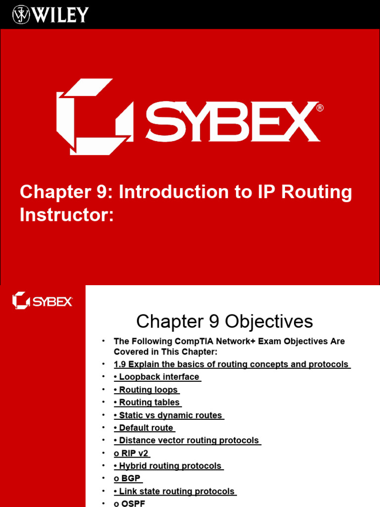 Ch.9 Static and Dynamic Routing | PDF | Routing | Router (Computing)