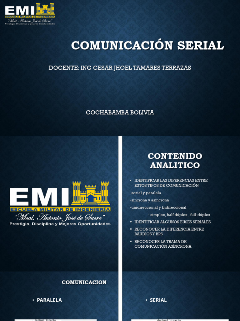 Comunicación Serial: Tipos y Buses | PDF | Hogar, jardinería y ...