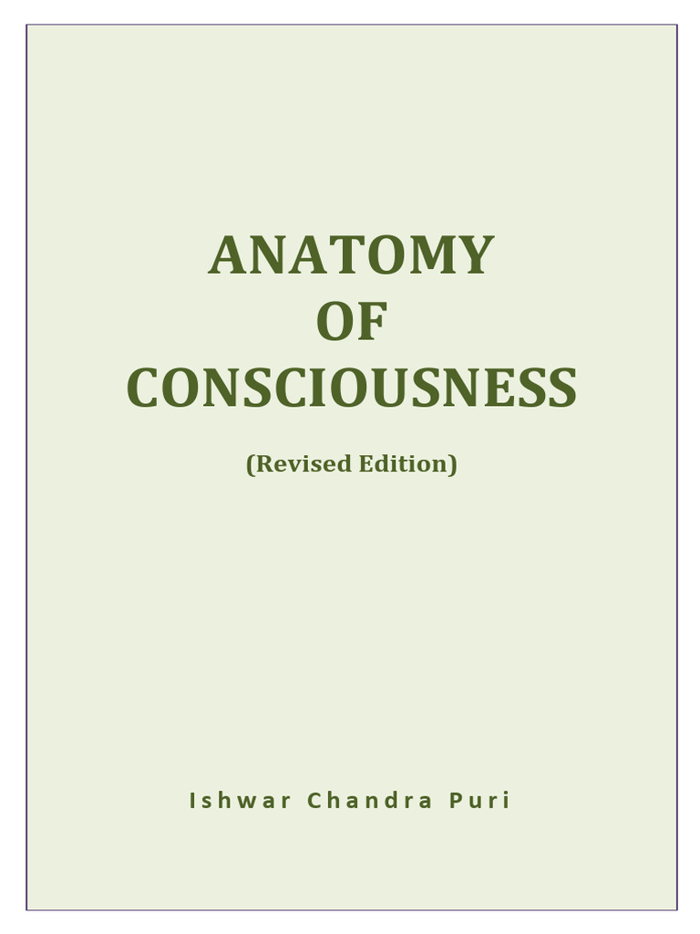 Anatomy of Consciousness NC SA 2016 | PDF | Consciousness | Experience