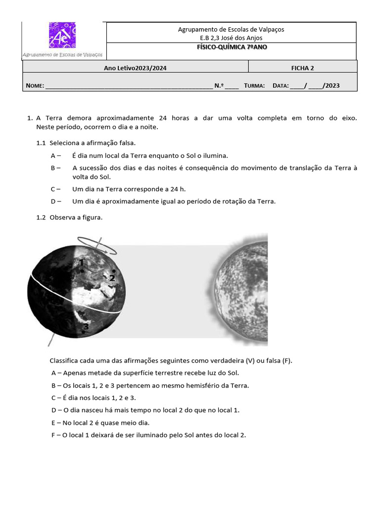 Ficha 2 | PDF | Eclipse | Lua