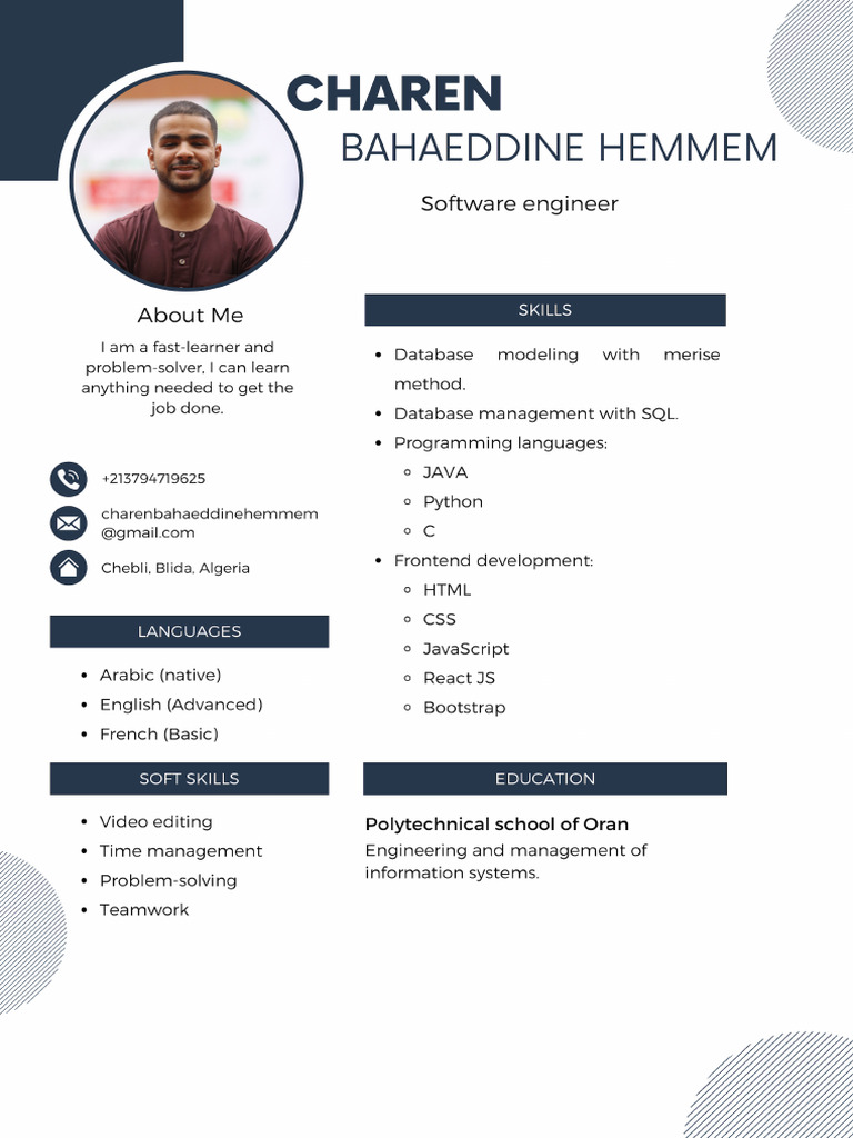 My CV Template | PDF