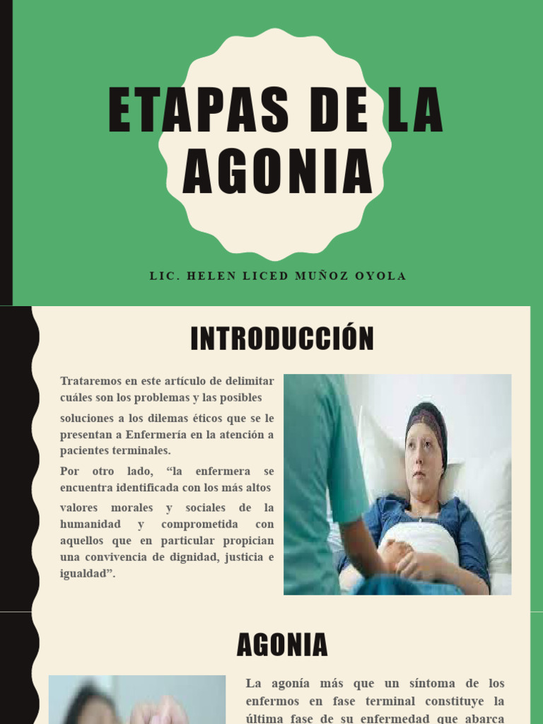 15 Etapas de La Agonia (1) | PDF | Enfermedad terminal | Enfermería