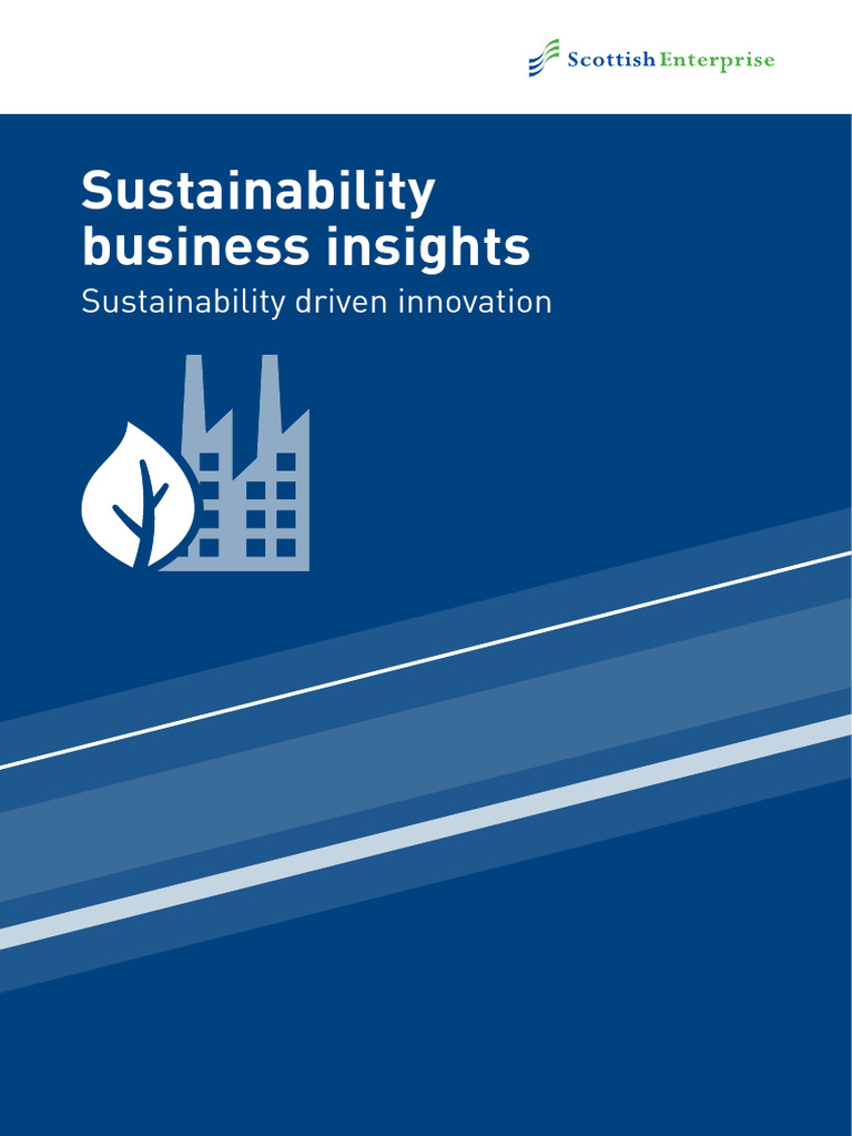 Sustainability Driven Innovation Guide Scottish Enterprise | PDF ...