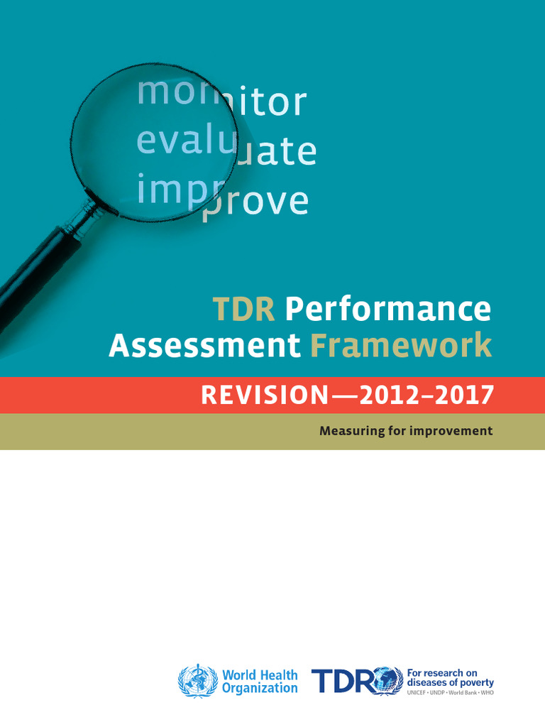 TDR Framework 2014 v2 PDF | PDF | Evaluation | World Health Organization