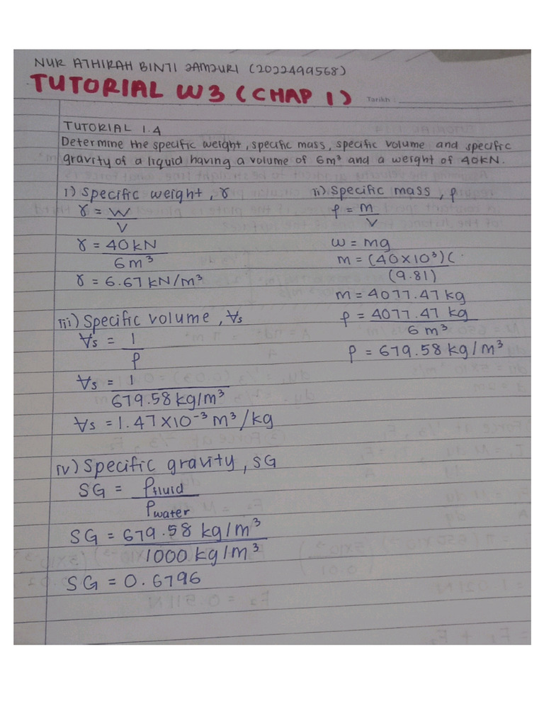 Tutorial w3 - Nur Athirah Binti Zamzuri | PDF