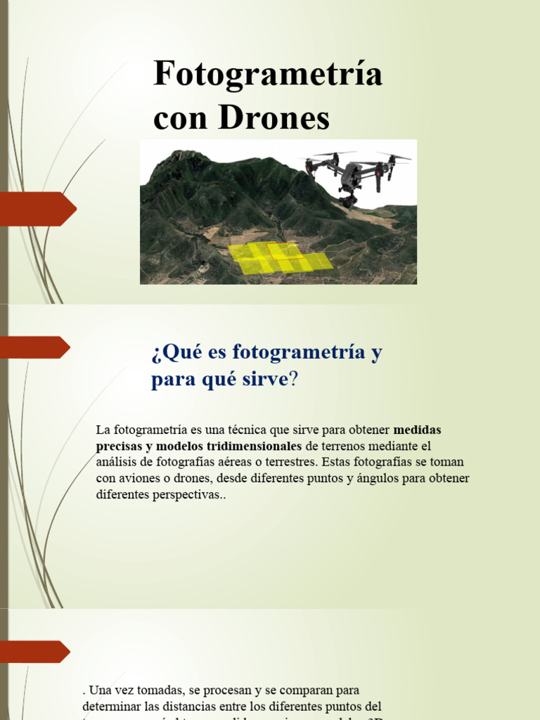 Fotogrametría con Drones: Guía Completa | PDF | Informática