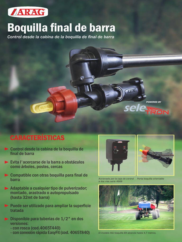 ARAG Boom_extension_nozzle-SPA | PDF