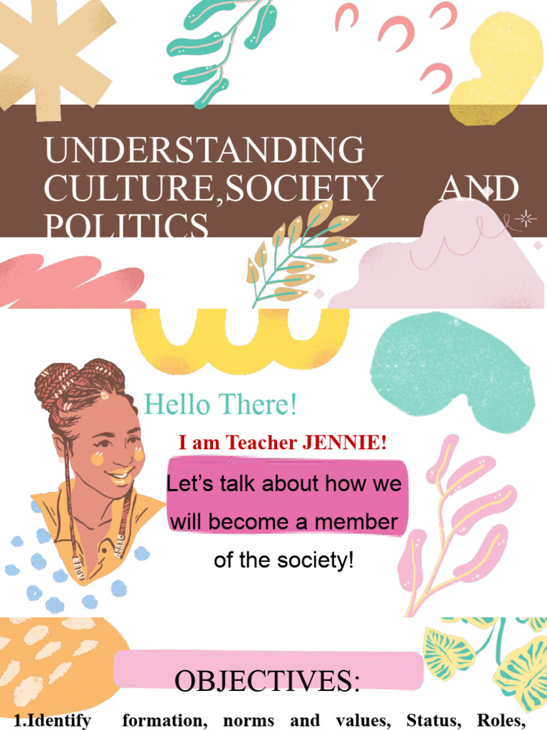 Ucsp Becoming A Society | PDF | Socialization | Society