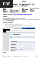 How To Check SAP HANA Hardware Key at OS Level | PDF | Computers