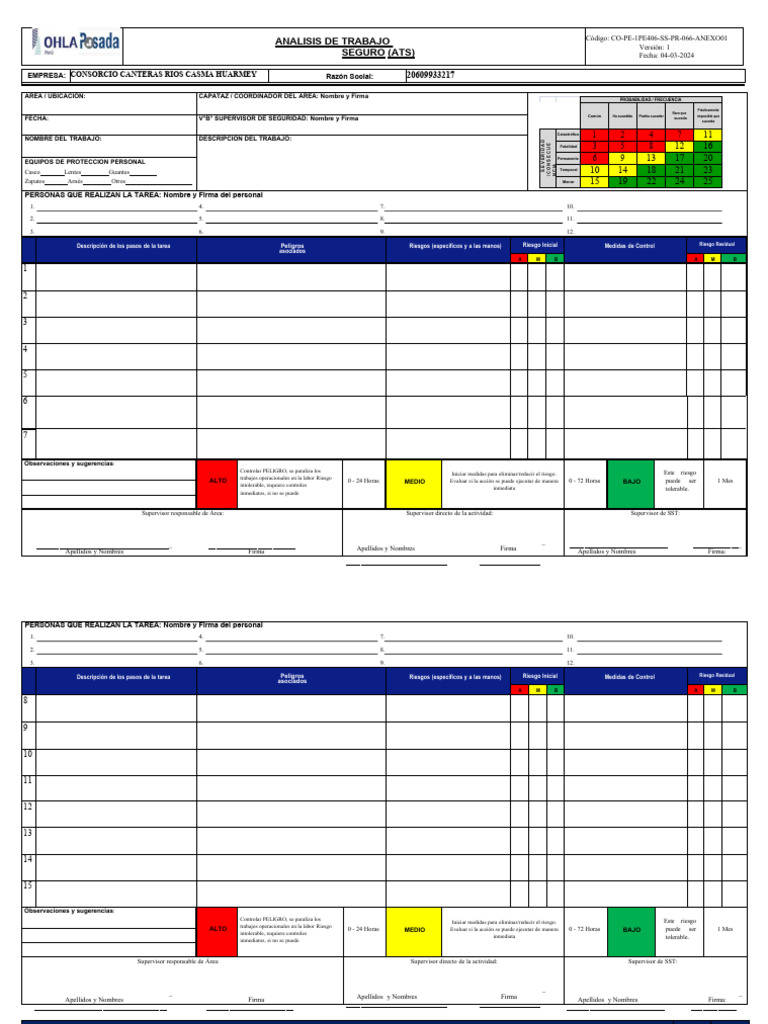 Co Pe 1pe406 Ss Pr 006 Anexo01 Ats.... Modifcado | PDF