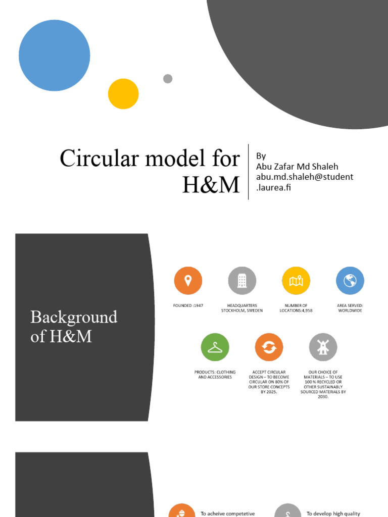 Circular Model for H&M | PDF | Product (Business) | Subscription Business Model