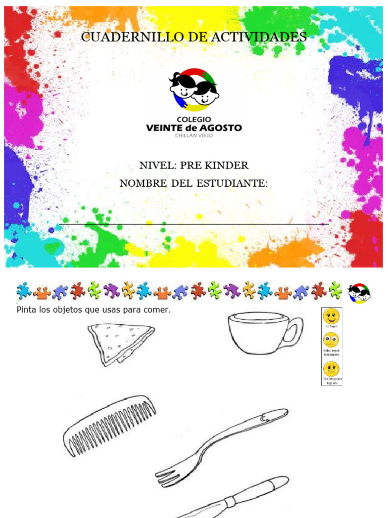 Cuadernillo Nivel Pre Kinder | PDF