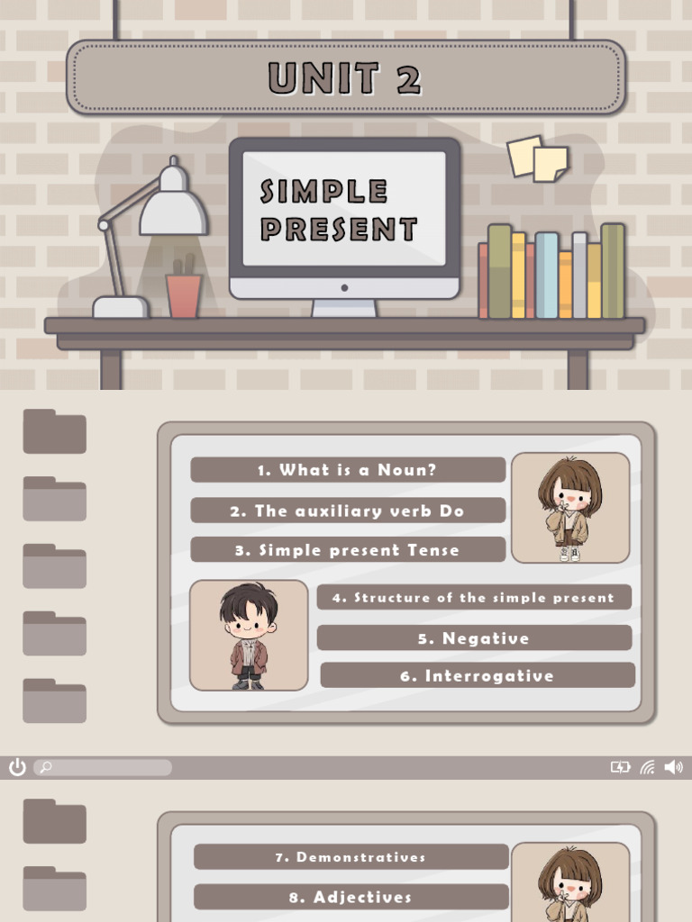 Unidad 2 - Simple Present | PDF | Verbo | Asunto (gramática)