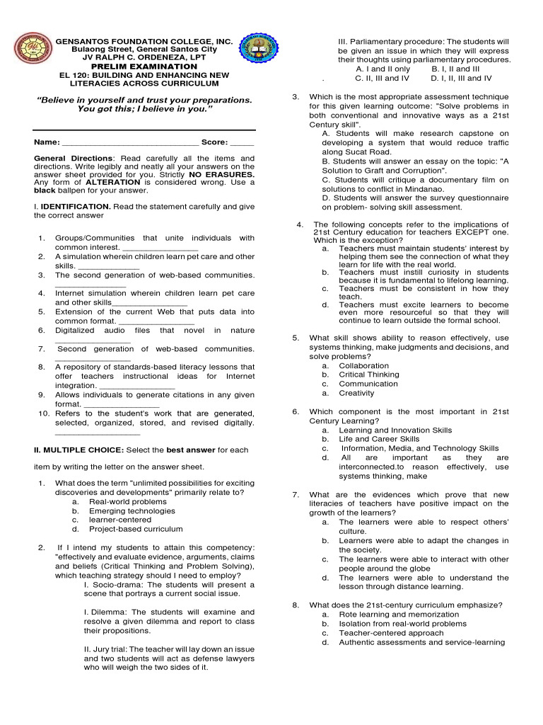El 120 Building Enhancing | PDF | Project Based Learning | Learning