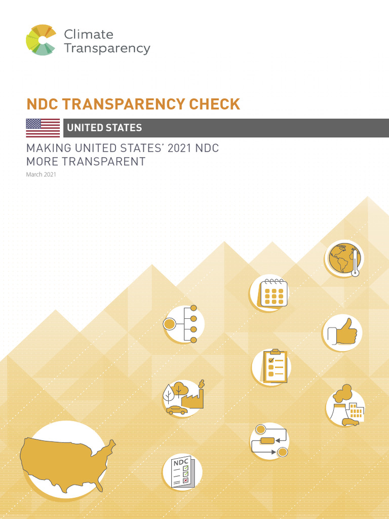 NDC Transparency Check USA | PDF | Climate Change Mitigation | United ...